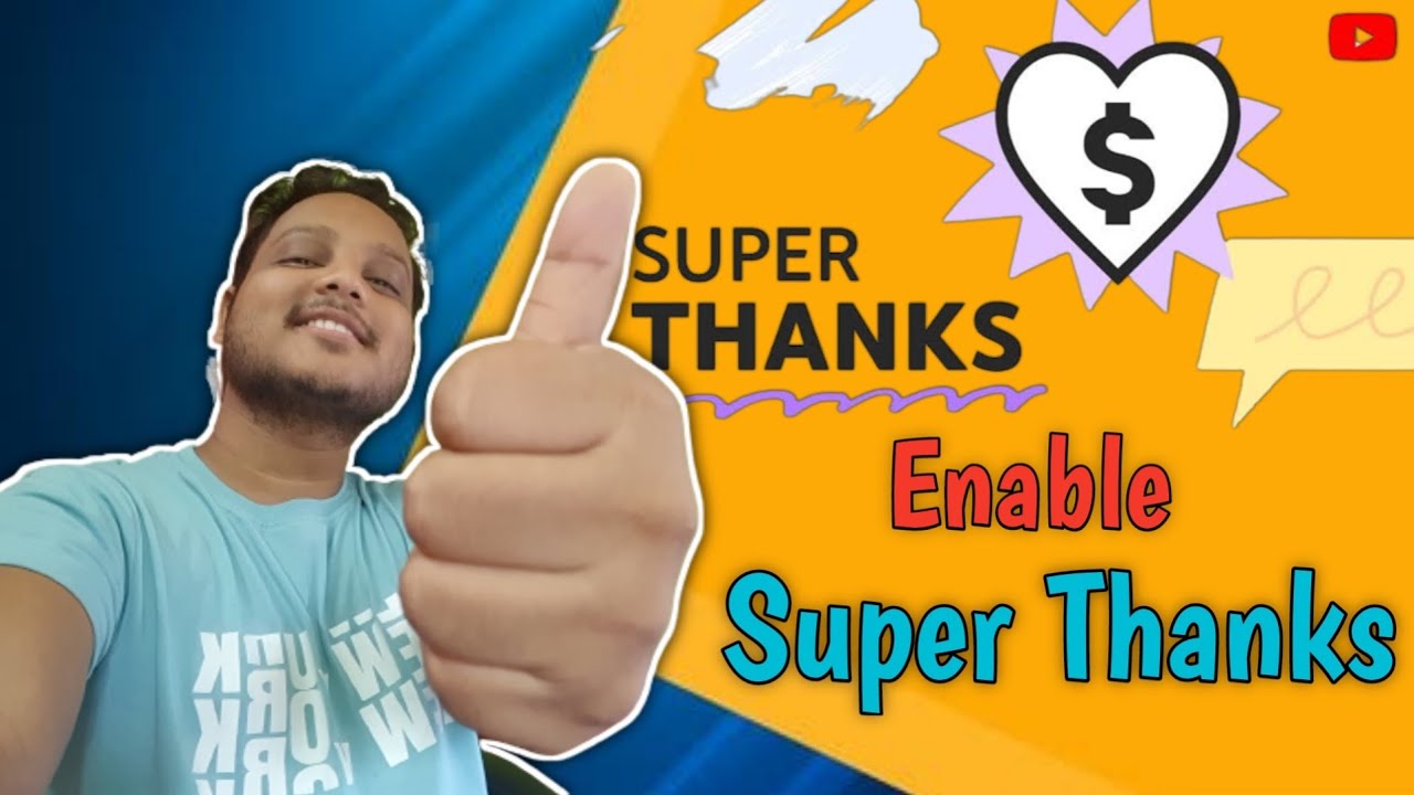 How To Enable Super Thanks Option On YouTube 2022 | Super Thanks, Super ...