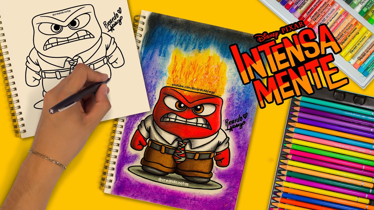 Cómo dibujar a FURIA de INTENSAMENTE - #dibujo #intesamente2 #tuto # ...