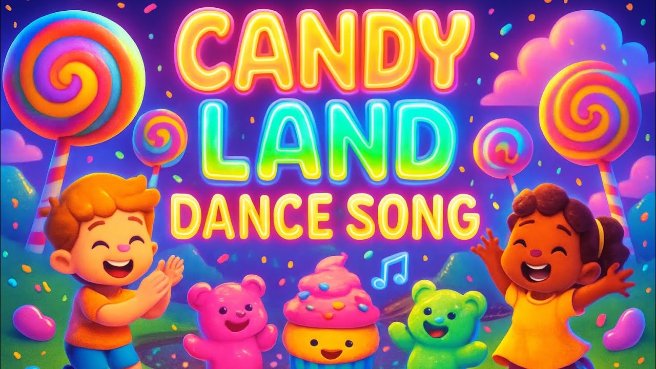 🍭 Candy Land Dance Song | Nursery rhymes for kids| new poem - YouTube