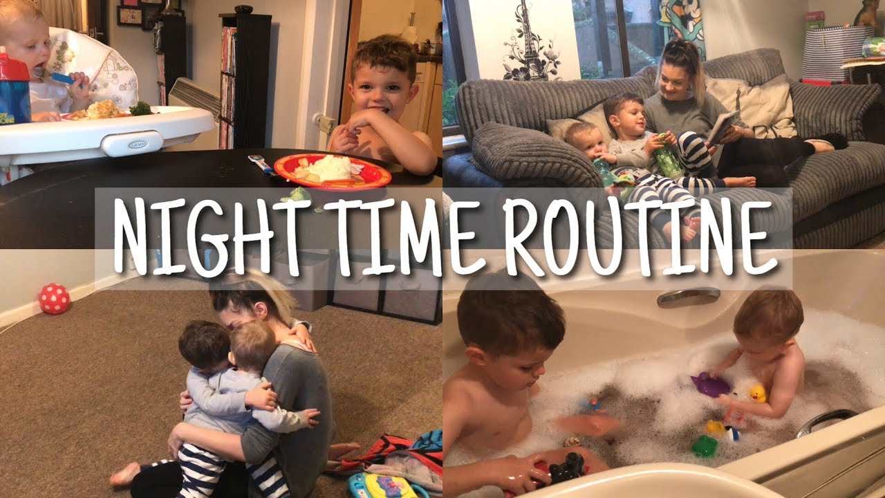 SINGLE MUM OF 2 BOYS | NIGHT TIME ROUTINE - YouTube