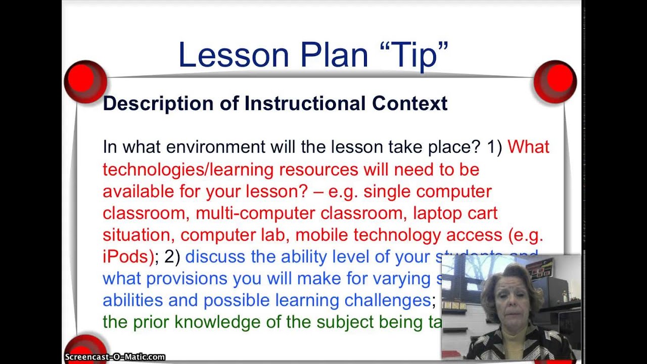 Lesson Plan tips - YouTube