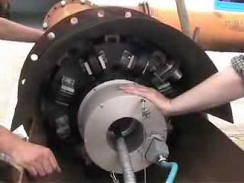 NDT Slofec Eddy current inspection pipe robot for internal inspection ...