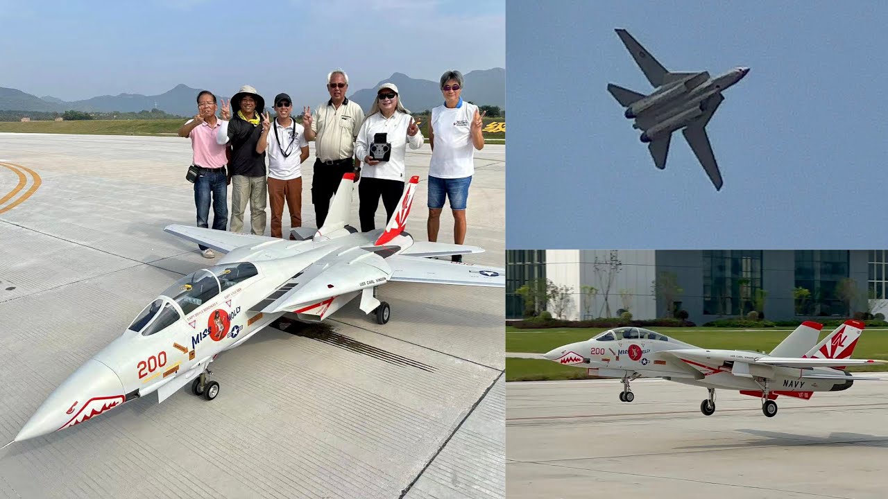 Skymaster Huge F-14 XXL Tomcat Turbine Jet w/Twin KingTech K235G4 ...