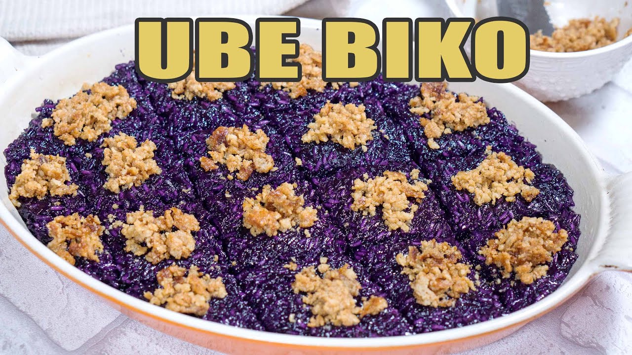 UBE BIKO WITH LATIK RECIPE - YouTube