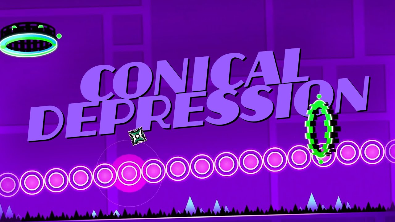 Conical Depression by KrmaL (Extreme Demon) | Geometry Dash - YouTube