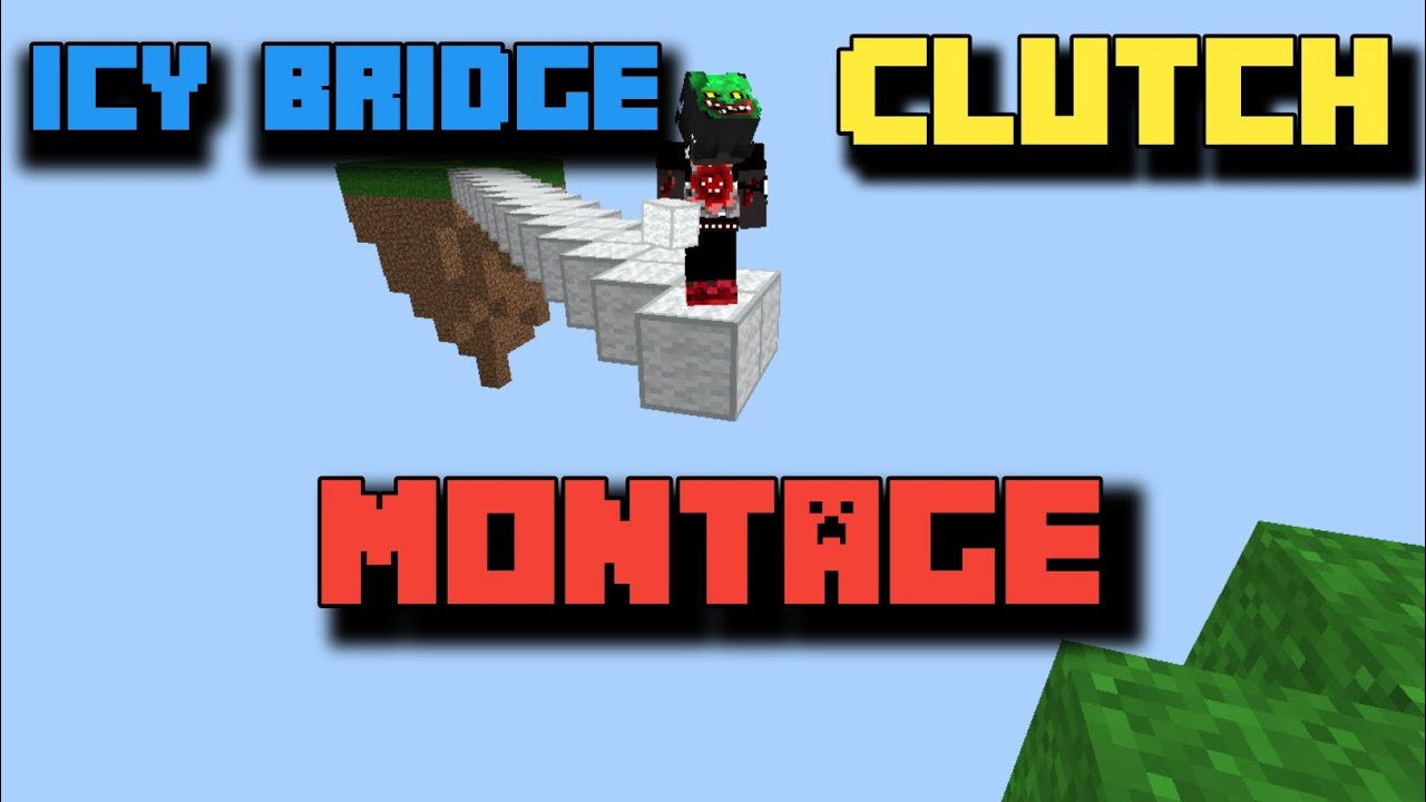 Minecraft Icy Bridge And Clutch Montage In Minecraft Pocket Edition New ...