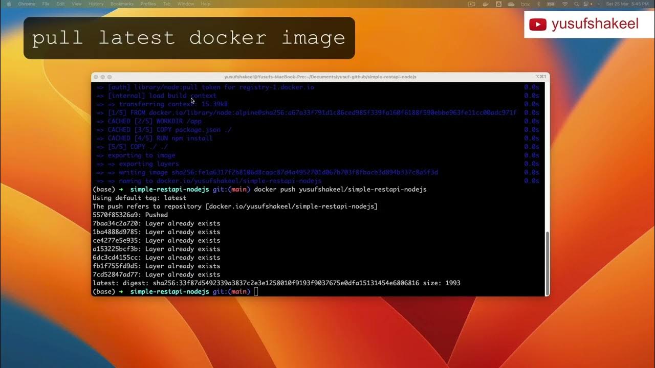 Build and Push Docker image to DockerHub - YouTube