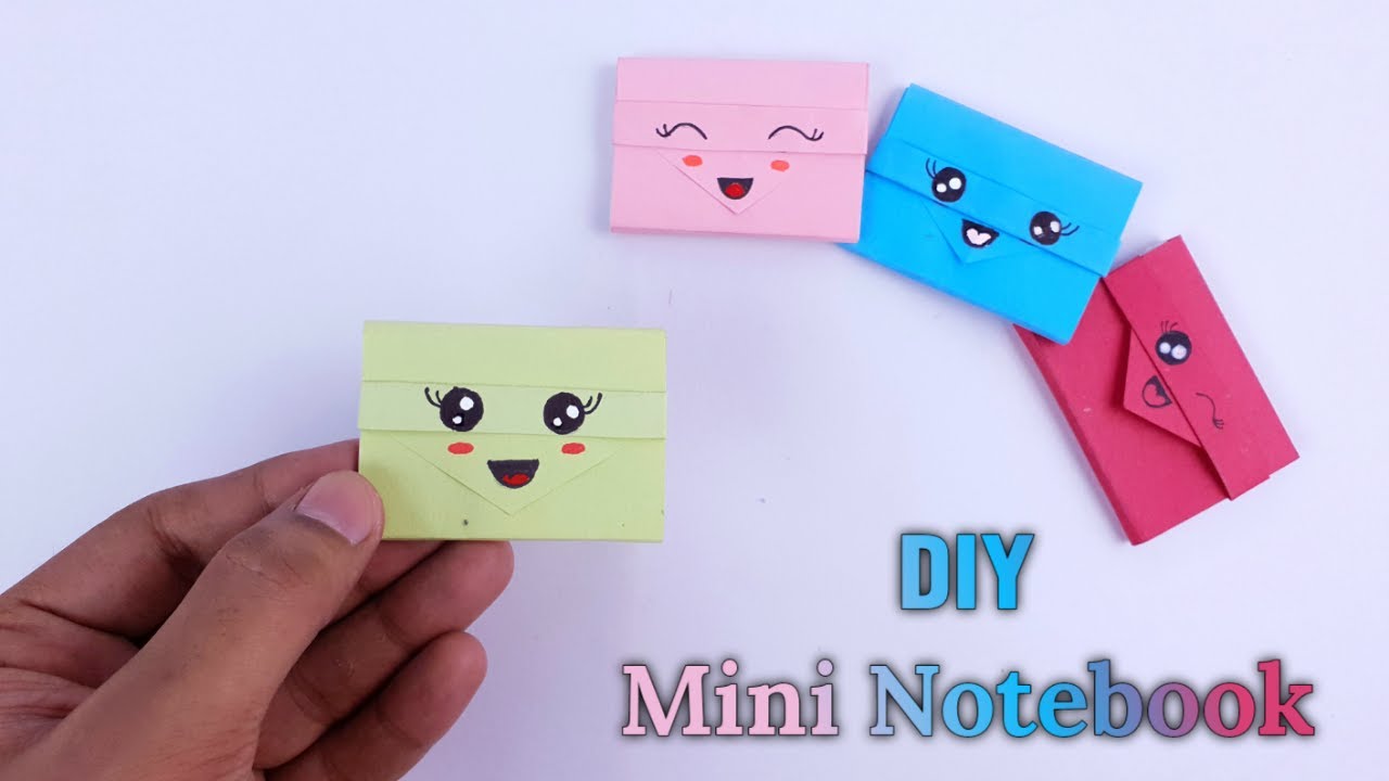 DIY mini notebooks with one sheet of paper | DIY Back to School | Mini ...