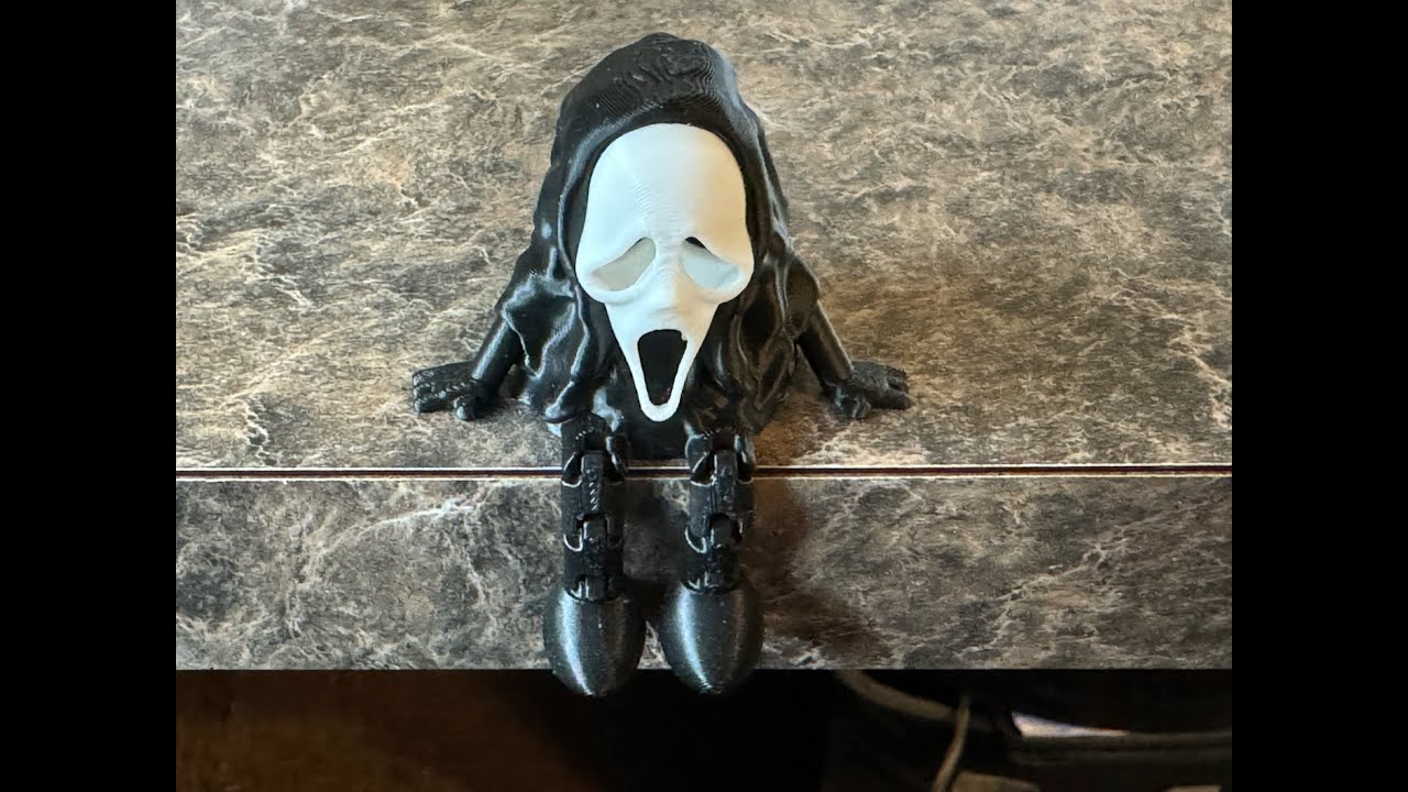 Articulated Ghostface (from Scream) - YouTube