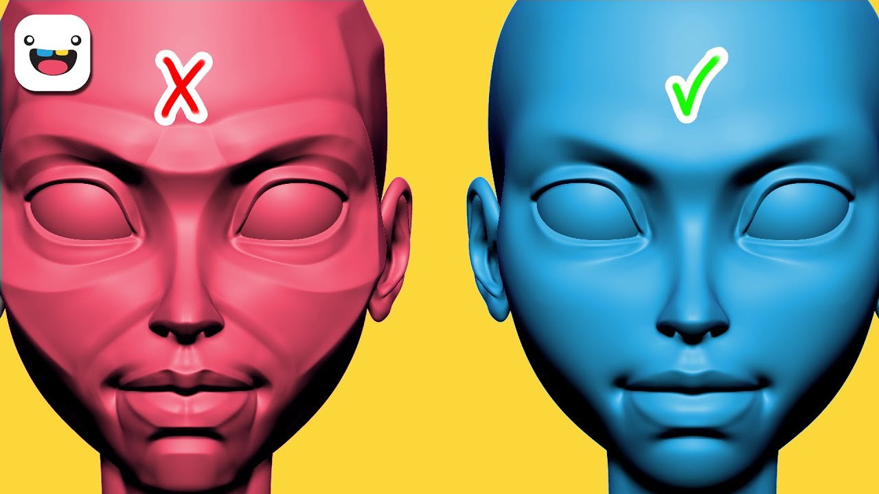 How to Sculpt SHARP Soft Shapes | ZBrush Tutorial - YouTube