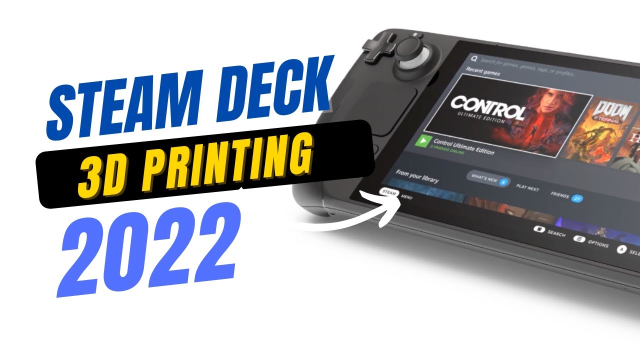 Steam deck releases CAD file | 3D printing 2022 - YouTube