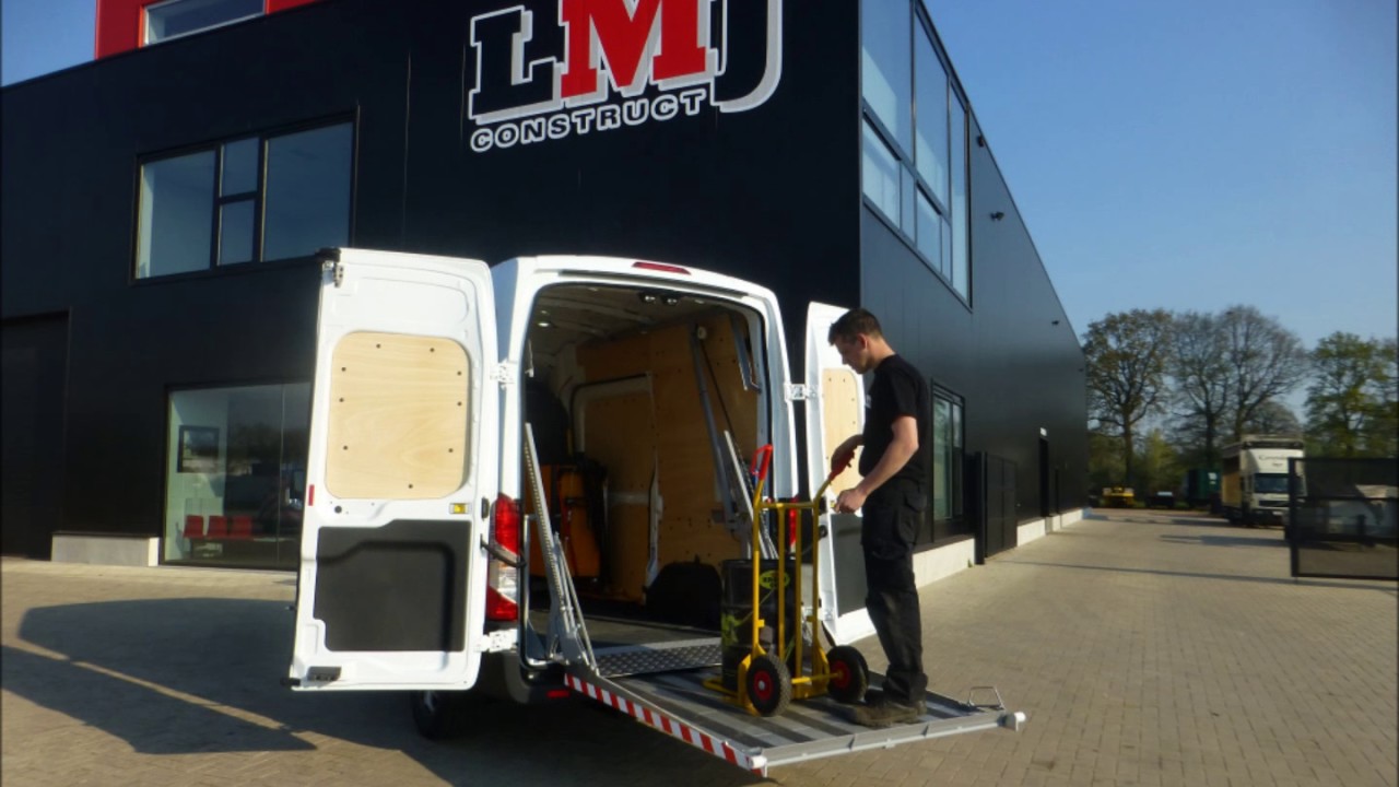 Easyloader laadklep als alternatieve oplossing voor achterslaande laadklep - YouTube