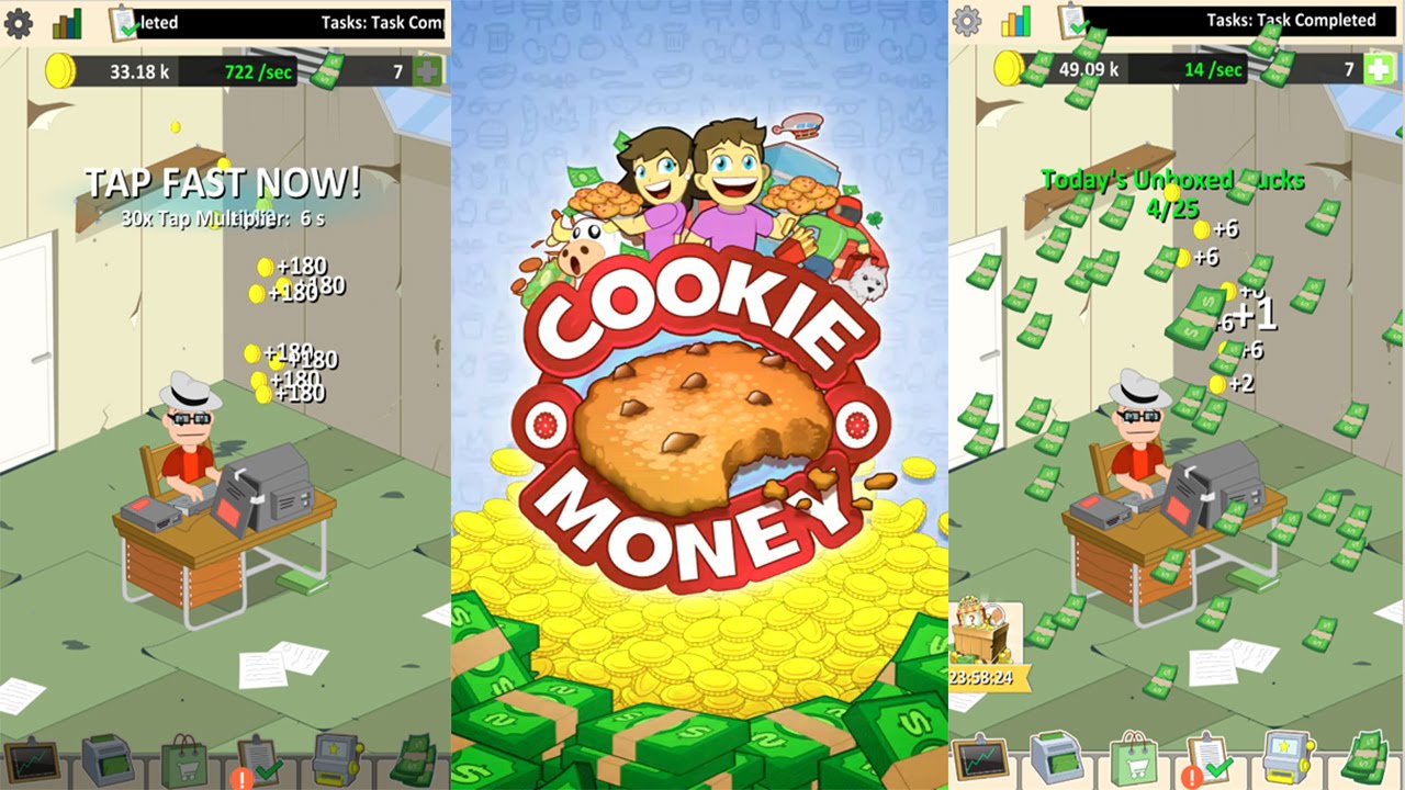 Cookie Money - Clicker Game Android Gameplay (HD) - YouTube