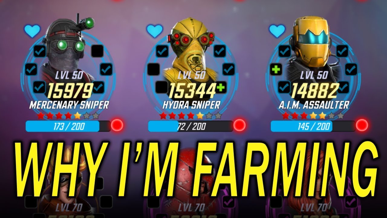 Why I'm Farming AIM Assaulter - MARVEL Strike Force - MSF - YouTube