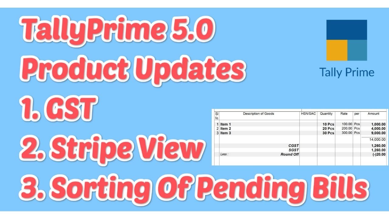 New TallyPrime 5.0 Release and Product Updated, Download TallyPrime 5.0 ...