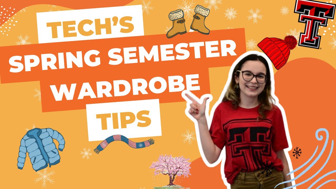 Spring Semester Wardrobe Tips I TTU Vlog Squad - YouTube