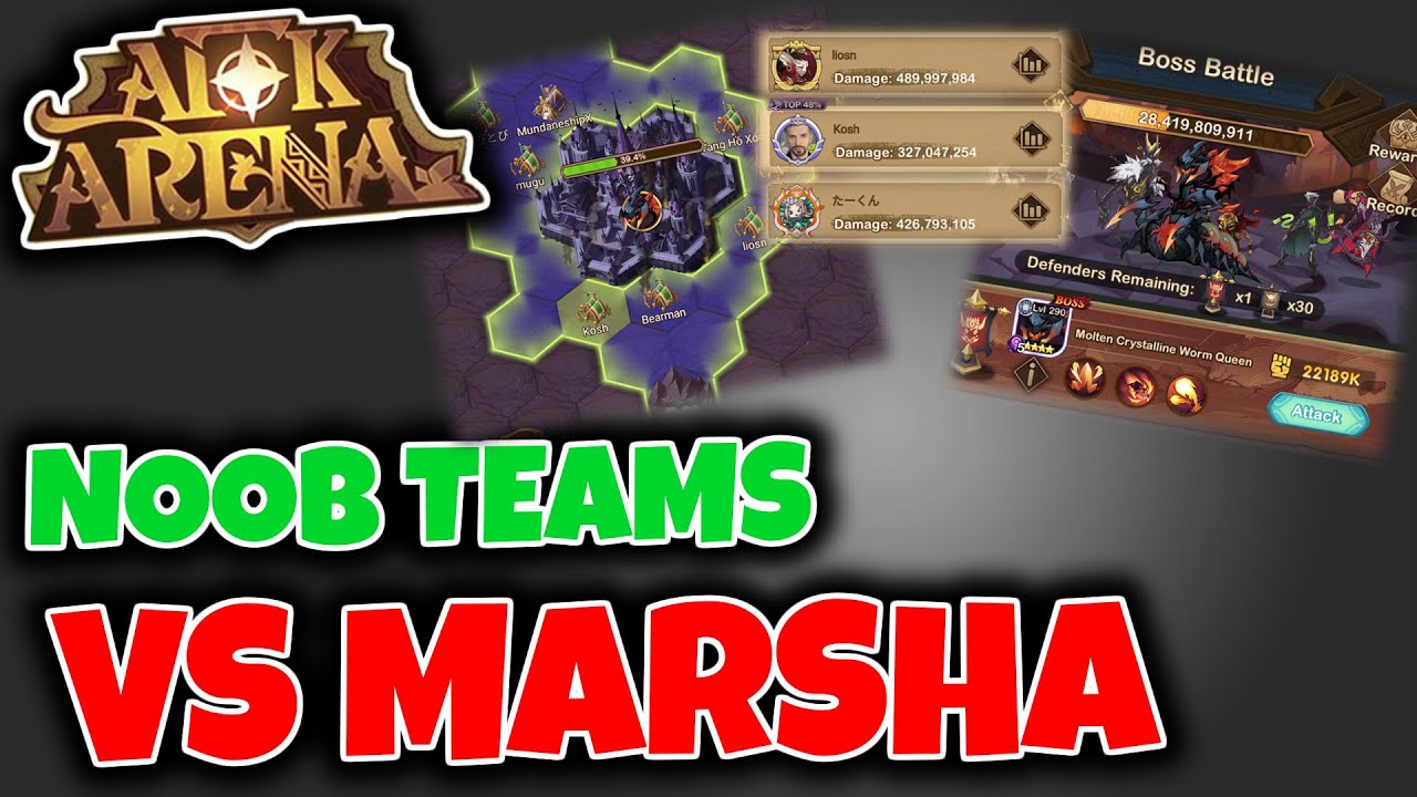 MARSHA Final Boss Teams for PRINCE in Abyssal Expedition // AFK ARENA ...