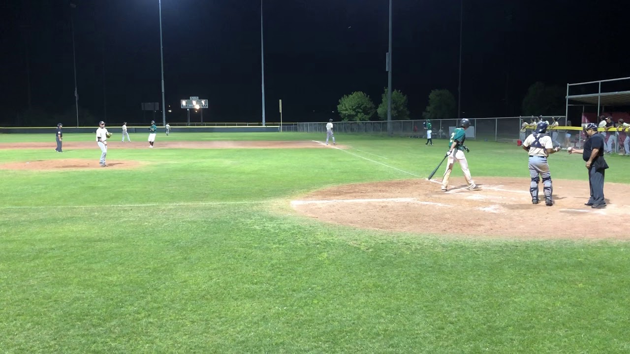 Austin Shoemaker’s Foul Ball Hits Light Pole - YouTube