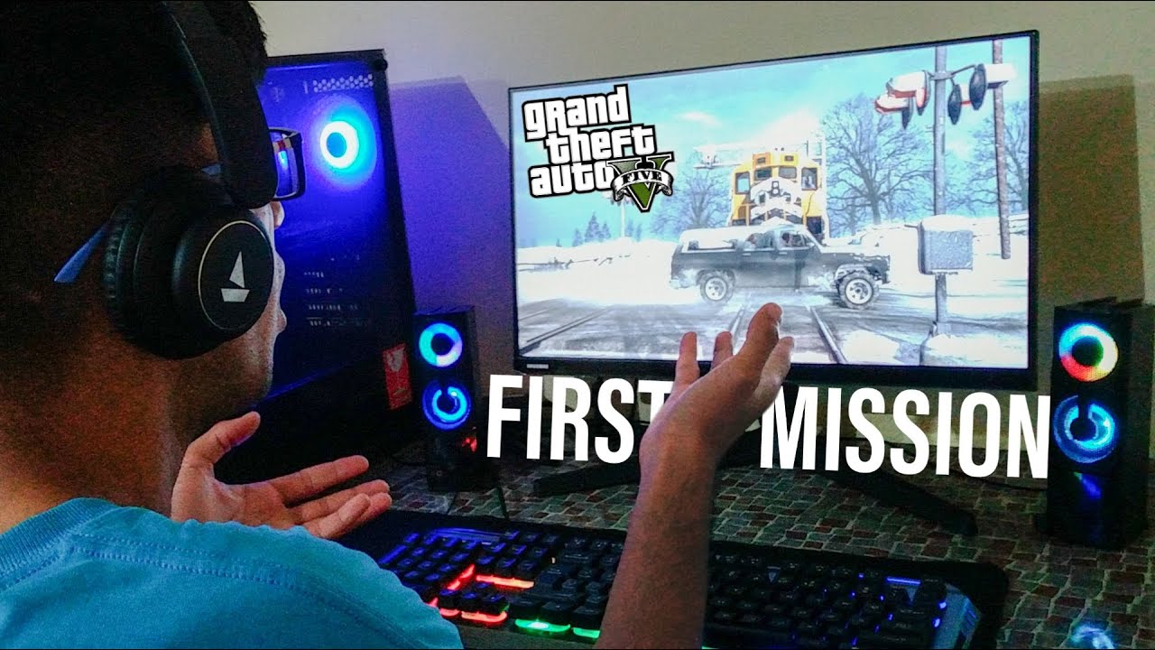 PLAYING GTA 5 FIRST TIME | GTA 5 FIRST MISSION - YouTube