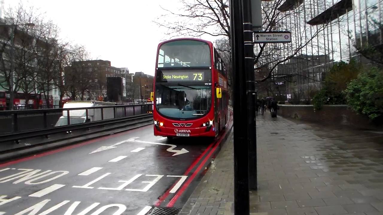 Arriva London HV82 LJ13FDD at Euston Square - YouTube