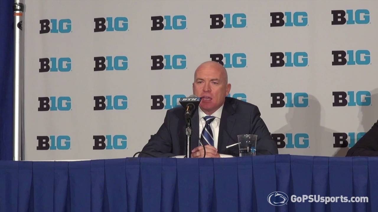 B1G Men's Basketball Media Day - Chambers Press Conference - YouTube