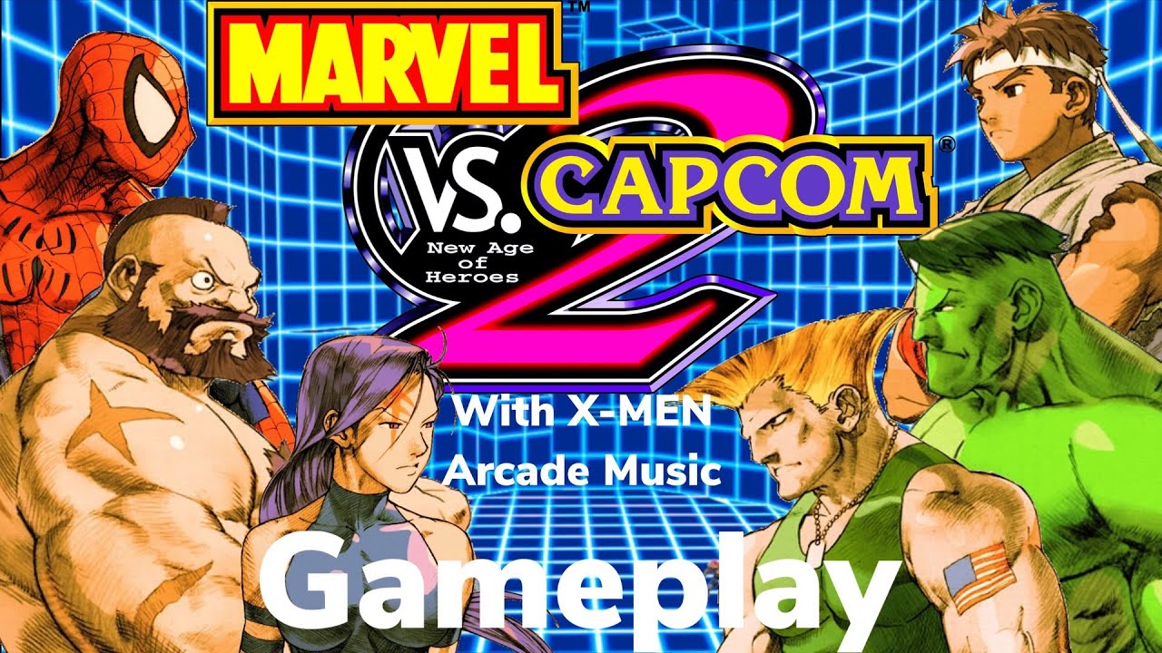 MVC2 Gameplay with X-MEN Arcade Music #mvc2 - YouTube