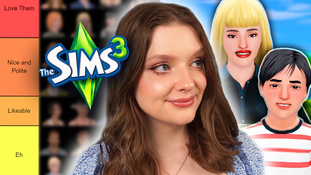 I ranked all 67 residents in The Sims 3 (Base Game) - YouTube