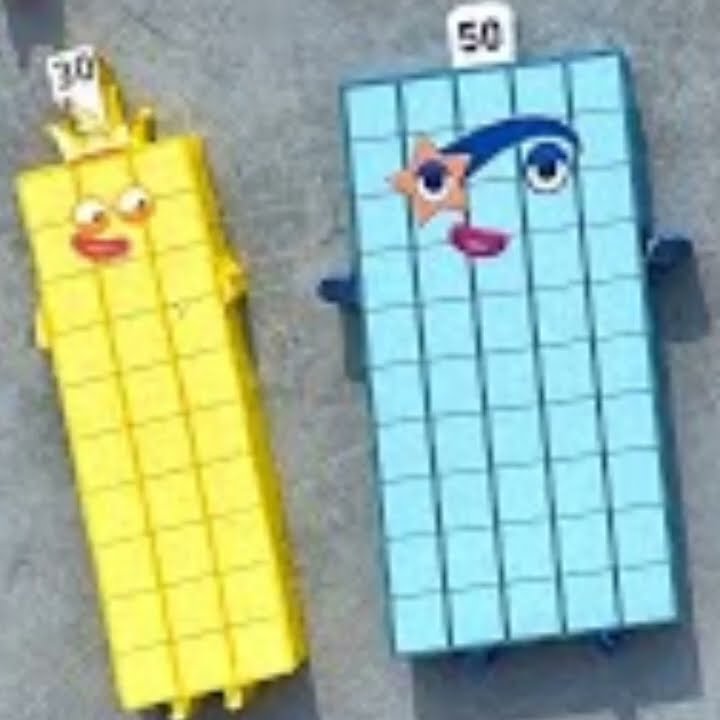 big numbers in nutshell numberblocks ten 10 - 100 - YouTube
