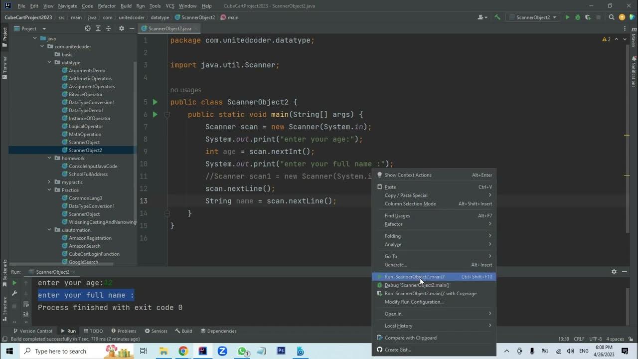 Scannerobject Youtube