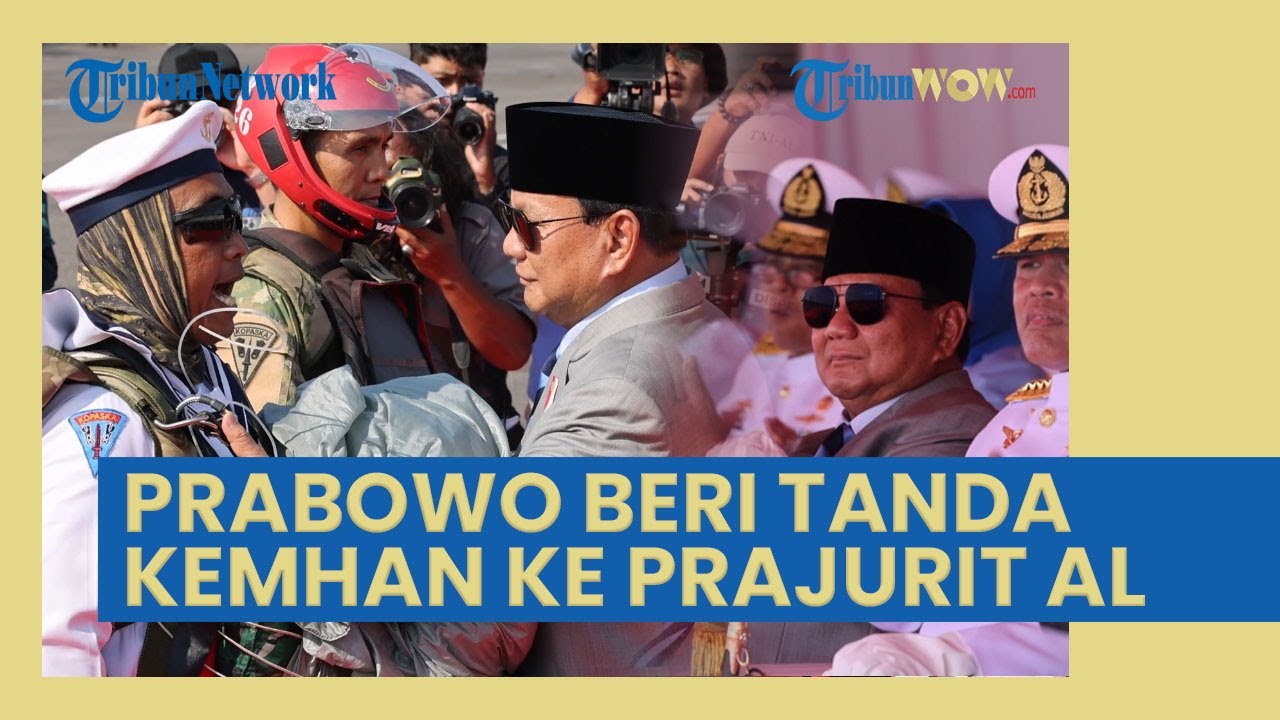 Bangga Penampilan TNI AL di Upacara Penyerahan KRI Baru, Prabowo Beri ...