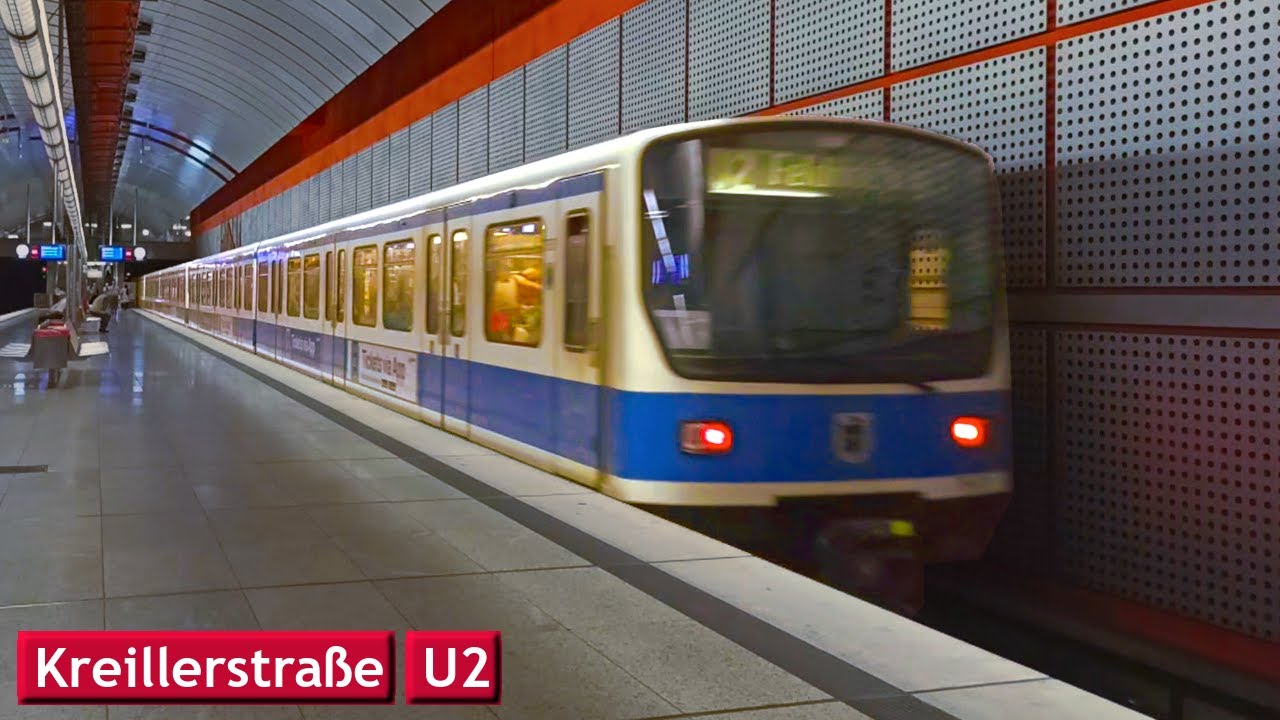 Kreillerstraße | Line U2 : Munich U-Bahn ( MVG B ) - YouTube