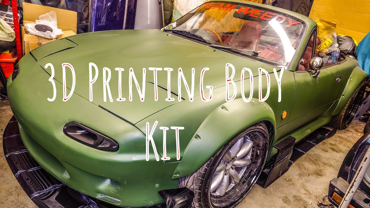 3d printed body kit and learning Rescuing Mazda Mx5 pt21 - YouTube