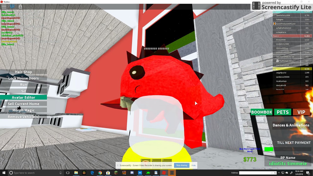 ROBLOX adopt and kill a baby (cringe) - YouTube