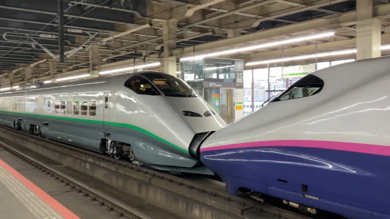 【銀つば】2023年2月17日朝のE2系,E3系@大宮 - YouTube