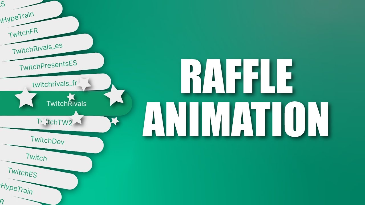 Raffle animation - YouTube