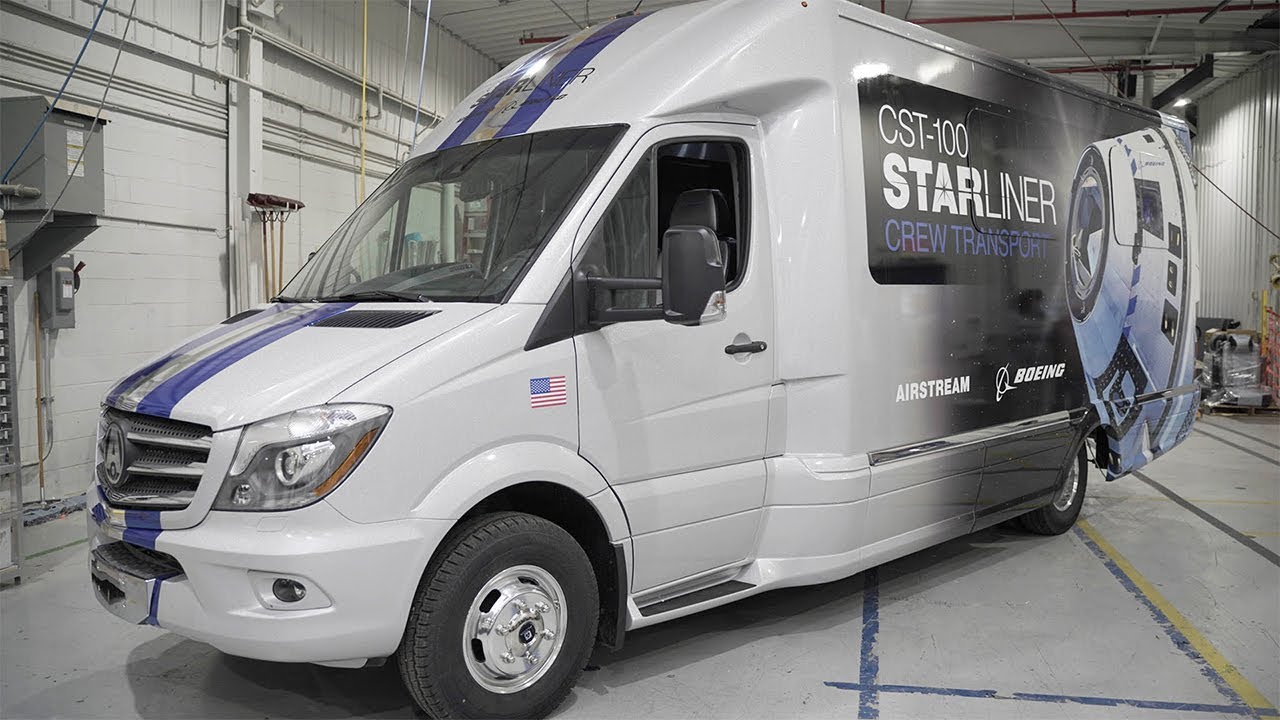 See the 'Astrovan' that will take Boeing astronauts to their rocket