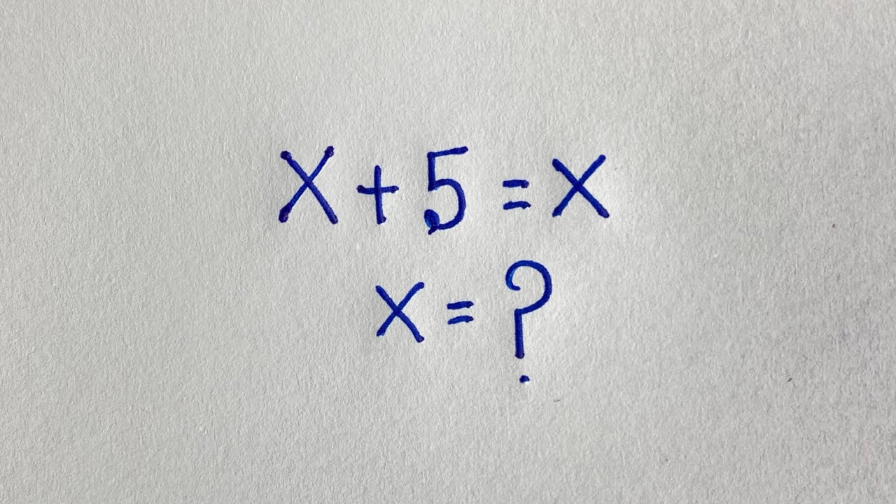 A Tricky Maths Question Solutions for Fun! | Algebra problem | - YouTube