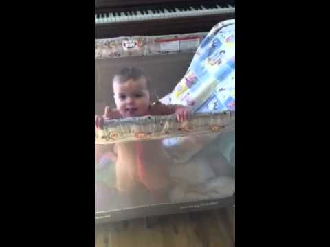 Annsley playing piano and singing