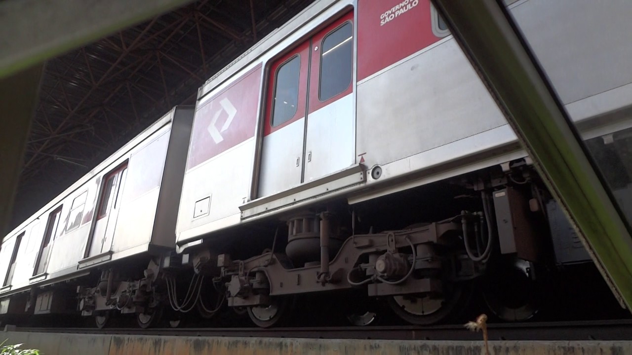 CPTM - Alstom Metrópolis 9000 Series VVVF IGBT Inverter Departing ...