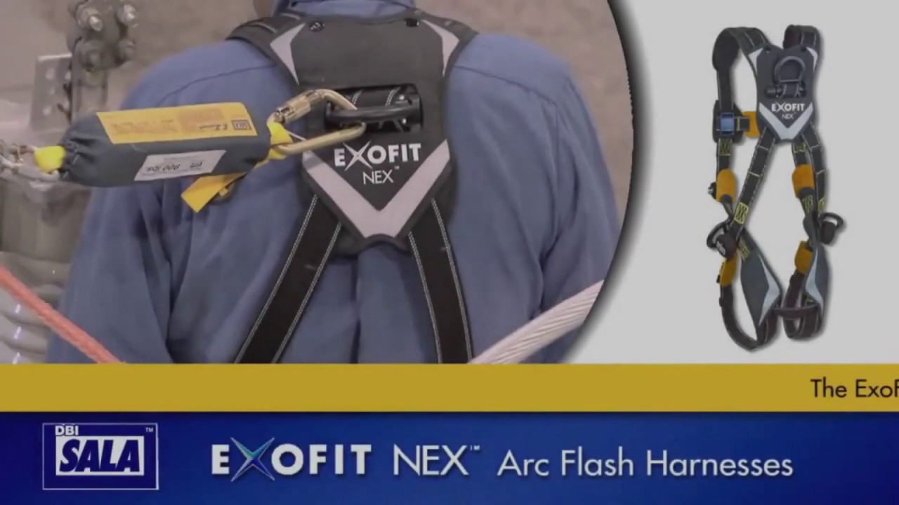 3M DBI SALA ExoFit NEX Arc Flash Harness - YouTube
