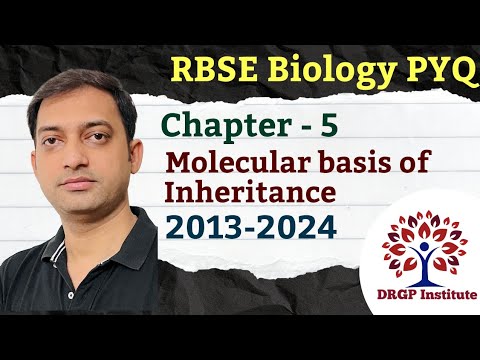RBSE Board Chapter Wise Biology PYQ Series | Chapter 5 | Molecular ...