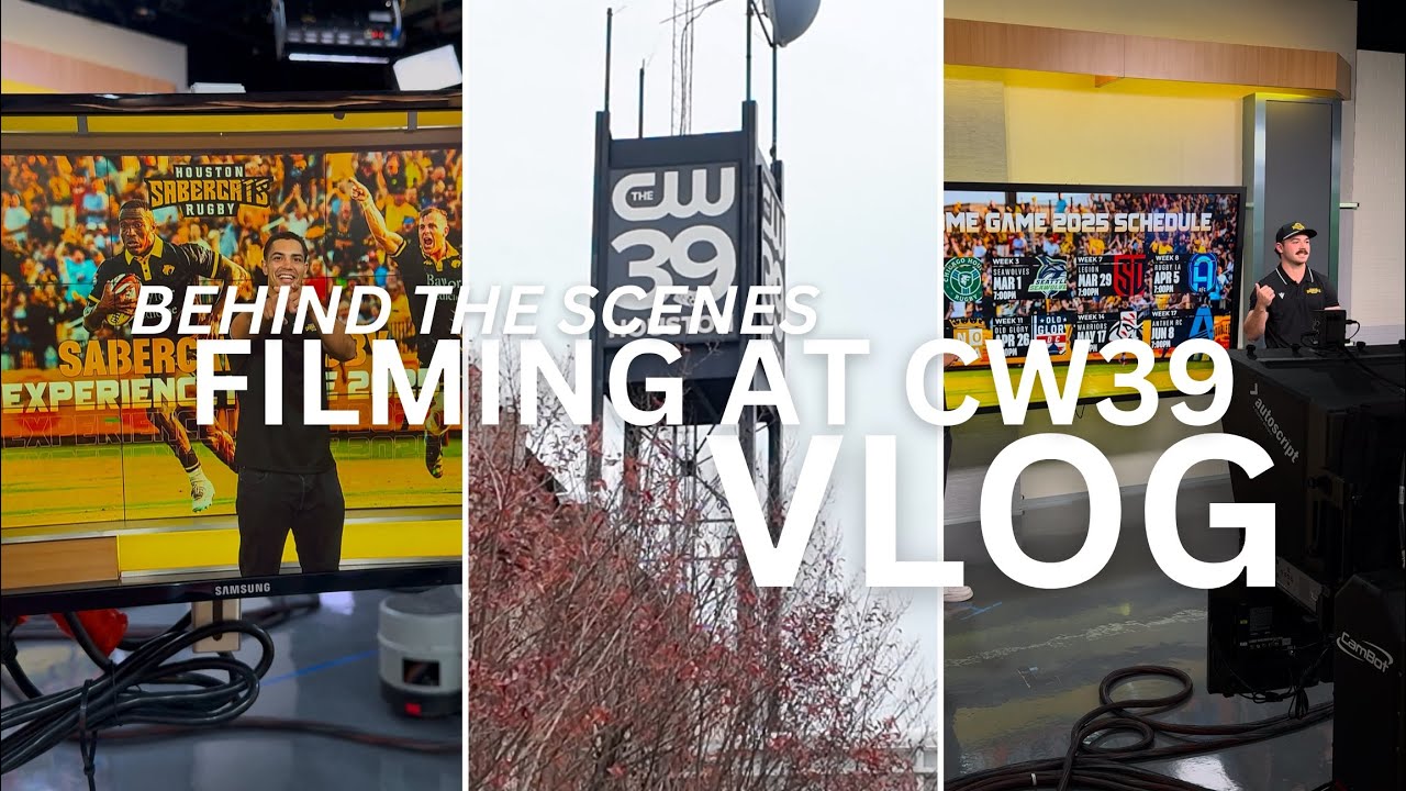 VLOG: Behind the Scenes of Media Filming at CW39 Houston - YouTube
