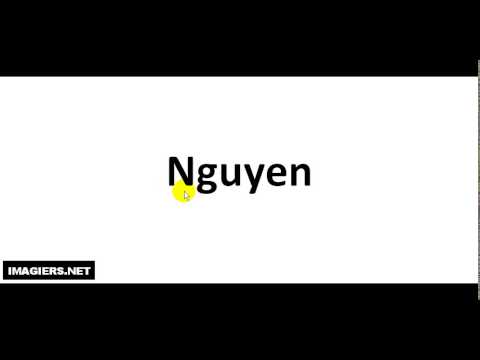 How to pronounce Nguyen - YouTube