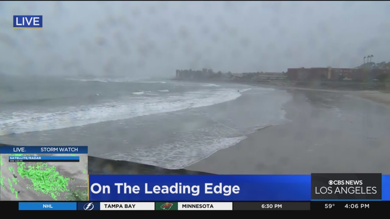 Ventura County experiencing rainfall, strong winds with atmospheric ...