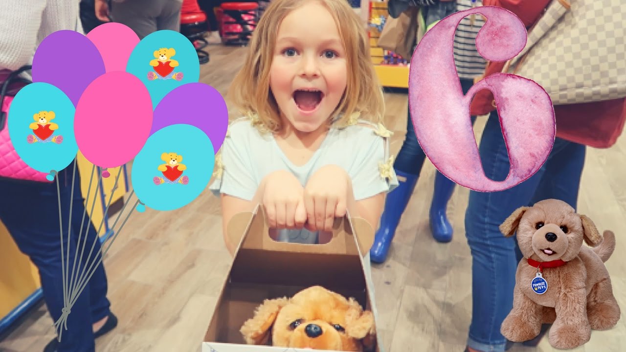 Build A Bear Workshop Birthday || First Slime Reaction - YouTube