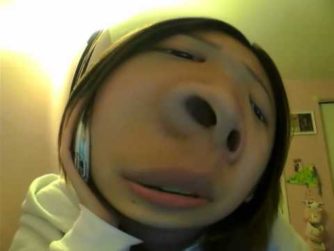 Funny girl making faces 2 - YouTube