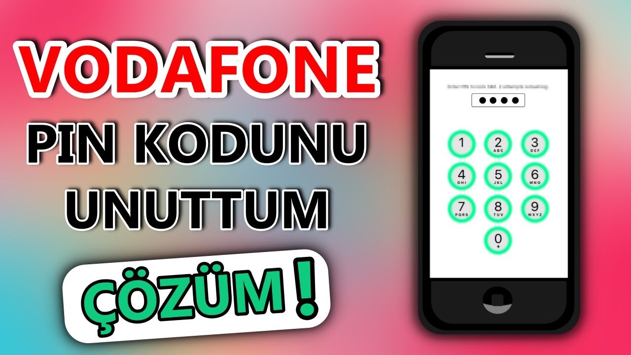 Telefon PIN Kodunu Unuttuysan Endişelenme (Vodafone) 👈 - YouTube