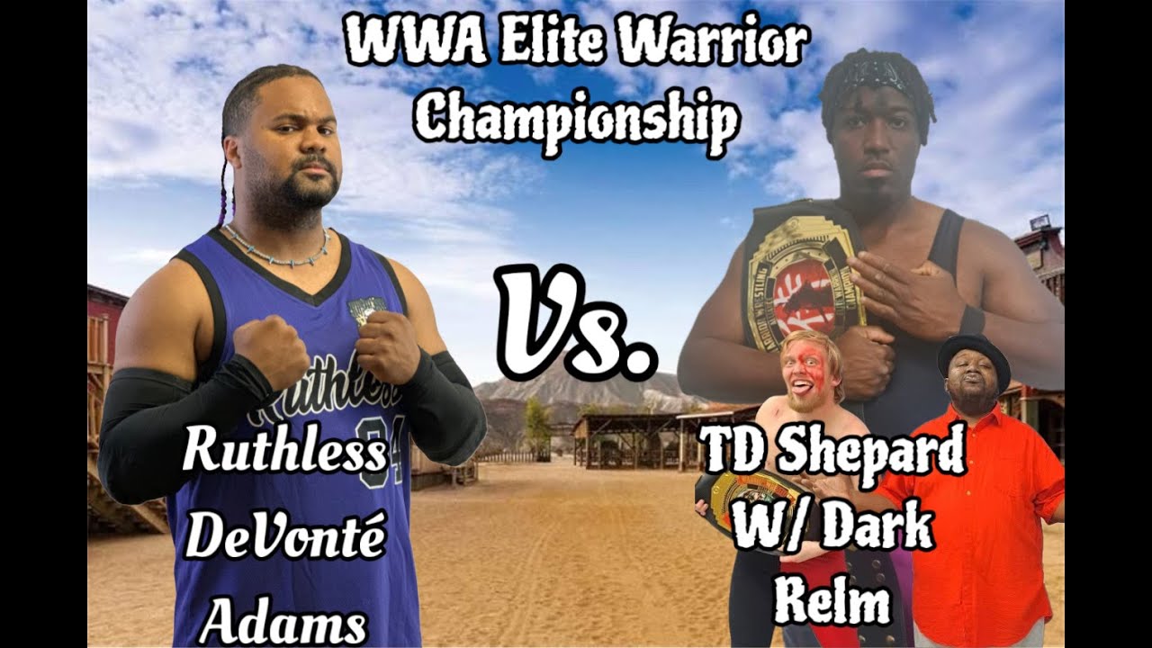 Ruthless DeVonté Adams vs. TD Shepard(c) (WWA Elite Warrior ...