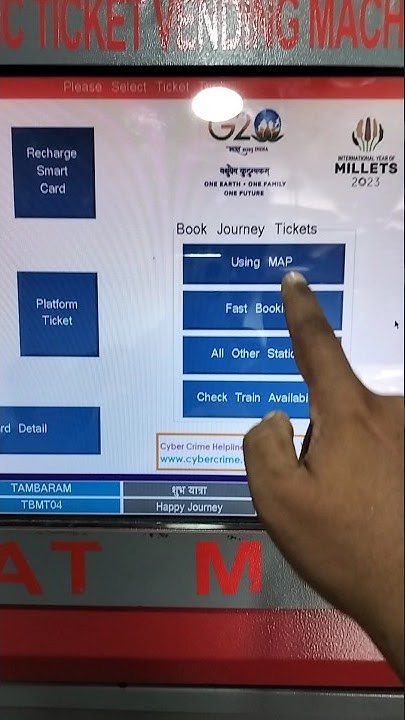 How to Use an ATVM Machine in a Railway station #railway #train #ticket ...