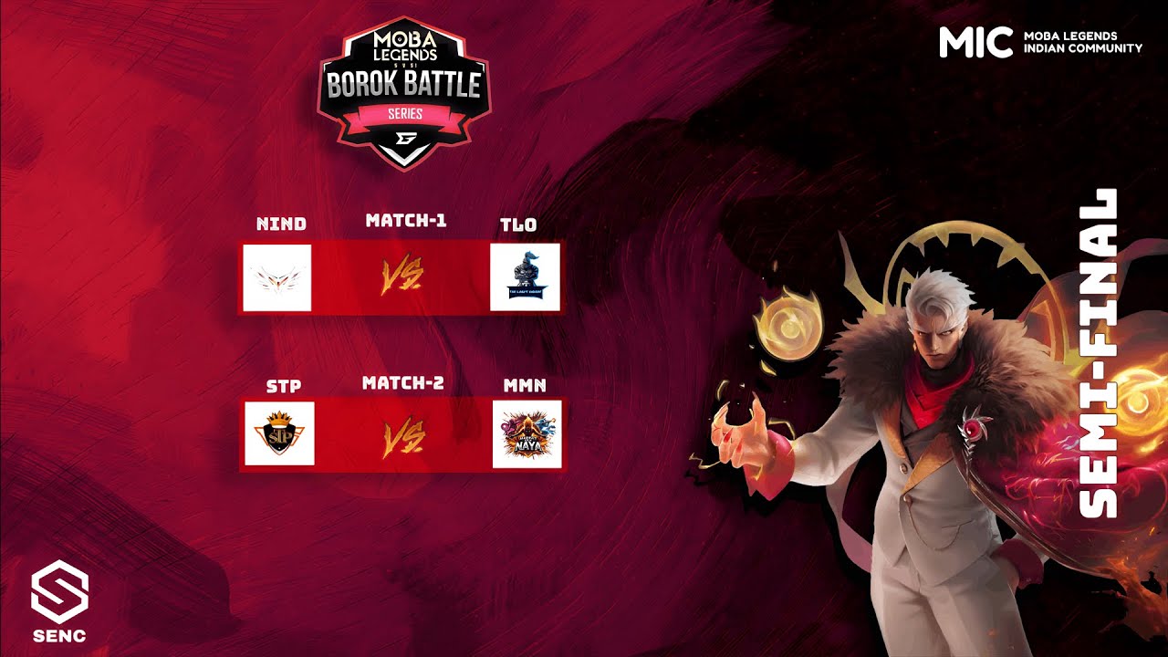 BOROK BATTLE SERIES DAY 17 SEMI-FINAL ( BO-5 / Round-6 ) Moba Legends ...